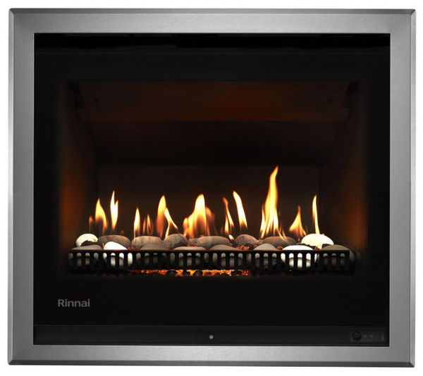 Rinnai 750 Inbuilt Gas Fire - 4 sided frame – National Gas & Appliances